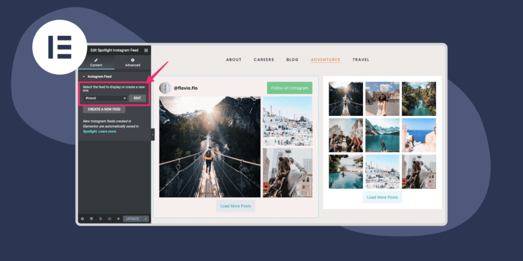 How To Easily Add Your Instagram Feed To Elementor 3 Steps Spotlight