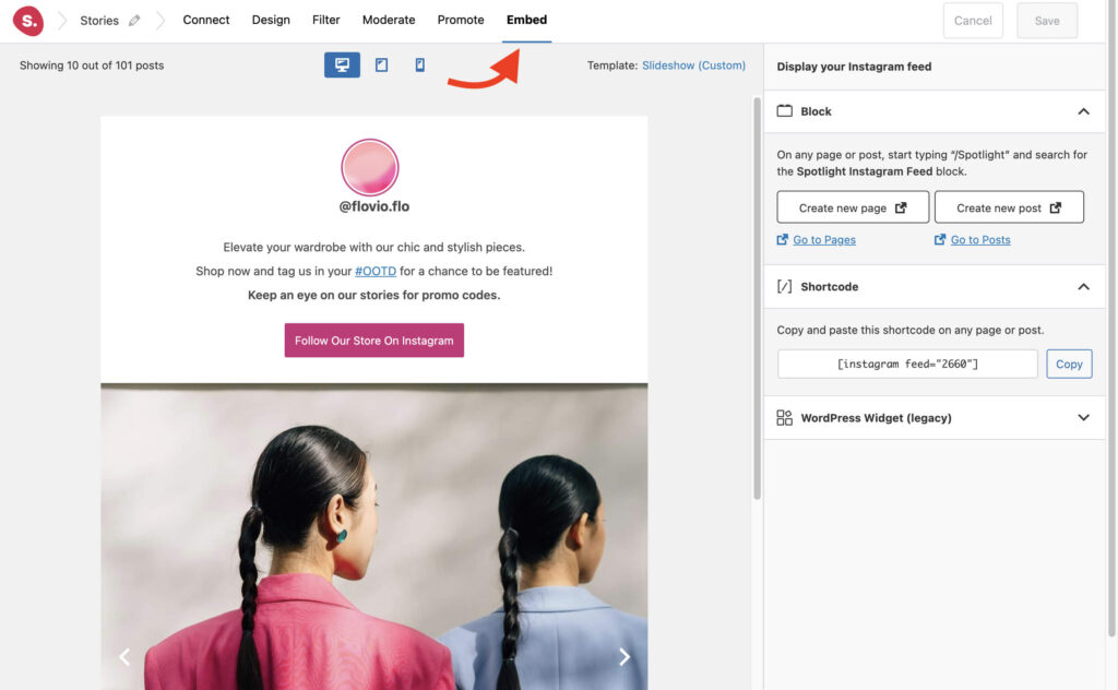 How to Display Instagram Stories on Your Website • Spotlight